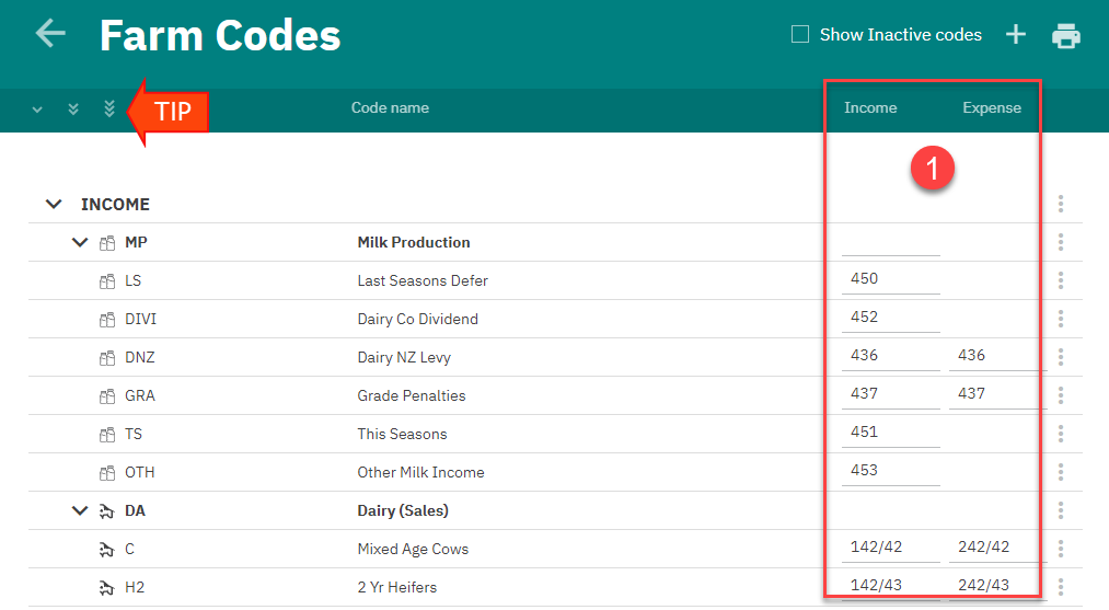 How to align your Practice chart of accounts in Farm Focus