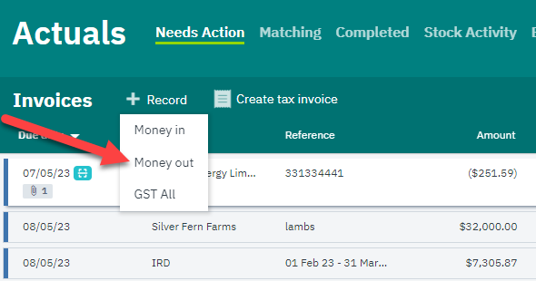 How to create a manual invoice