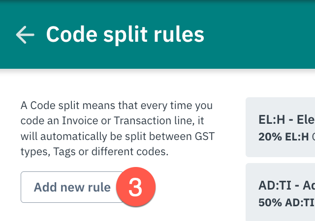 How to Create Code Split Rules