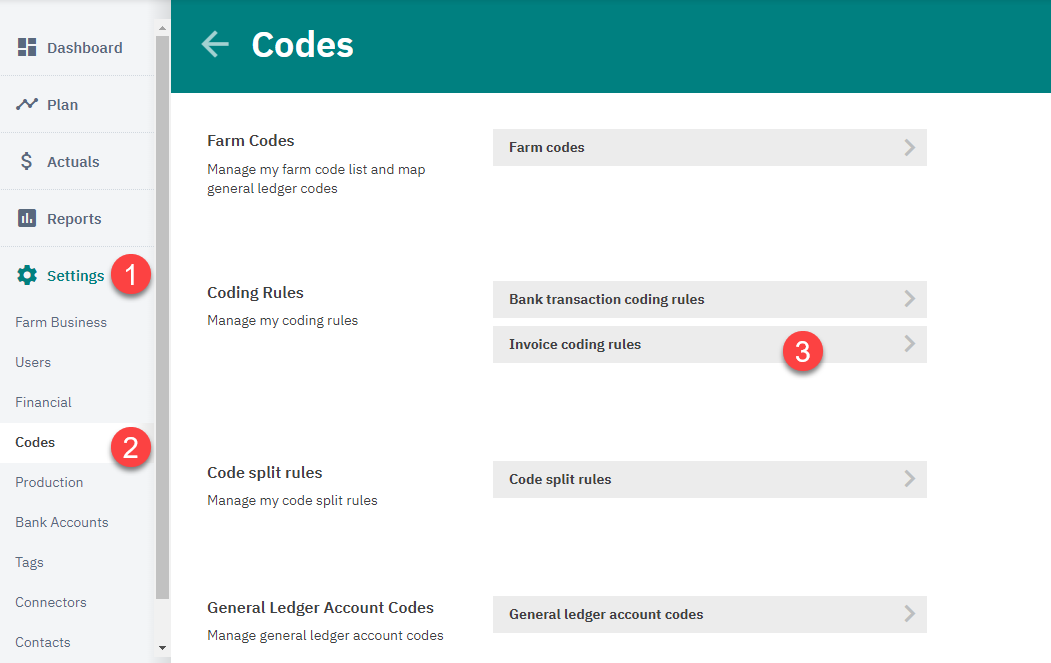 How to edit or delete a coding rule