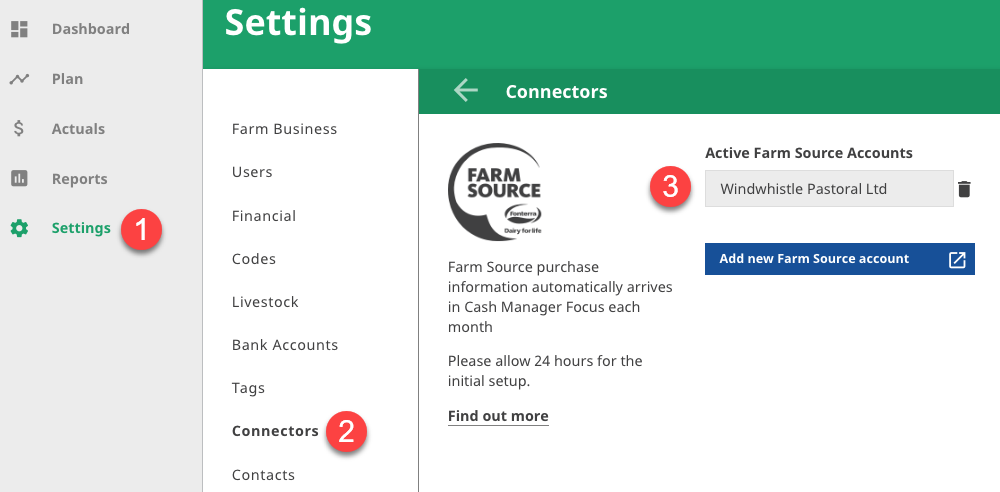 How to Set Up Your Farm Source Monthly Statement