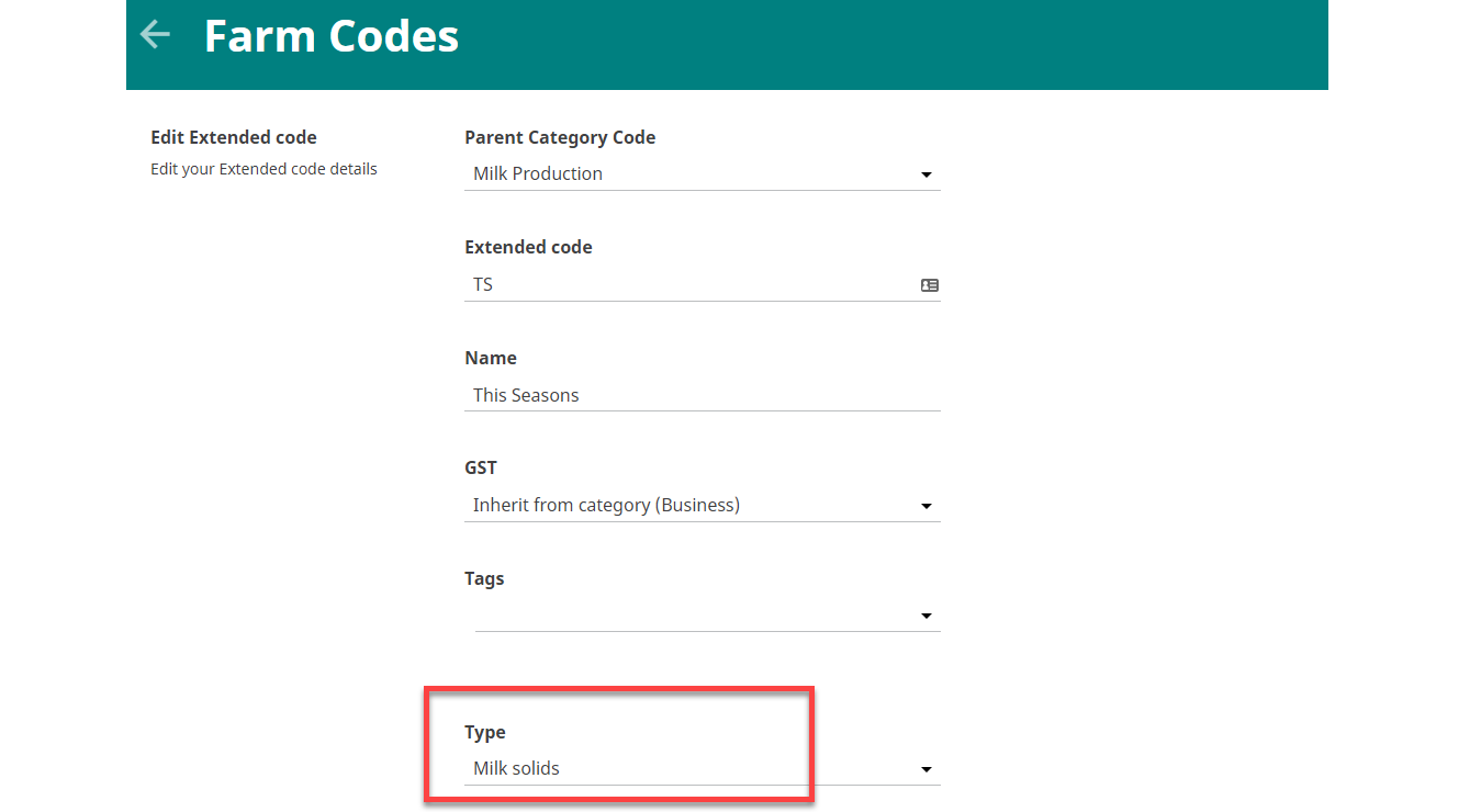 How to set up Milk Production codes to activate the Dairy Forecaster