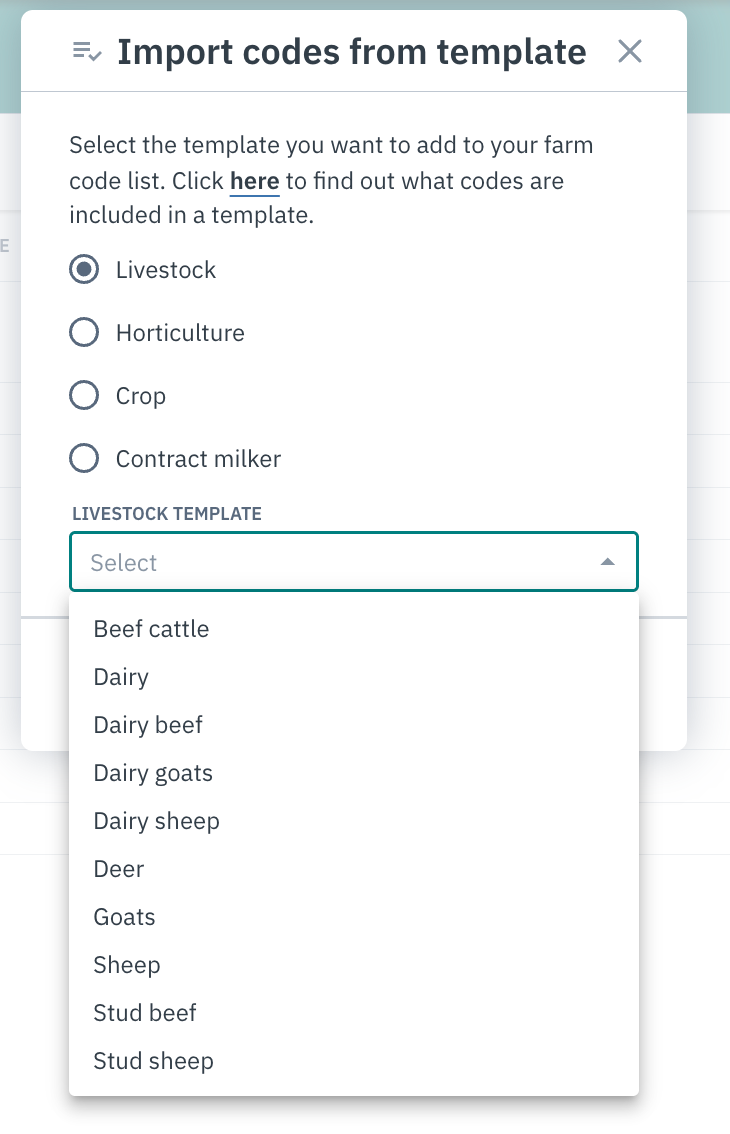 How to Add a Farm Code Template