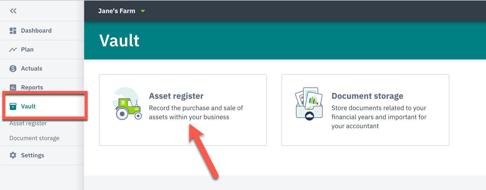 How to use the Asset Register in Farm Focus