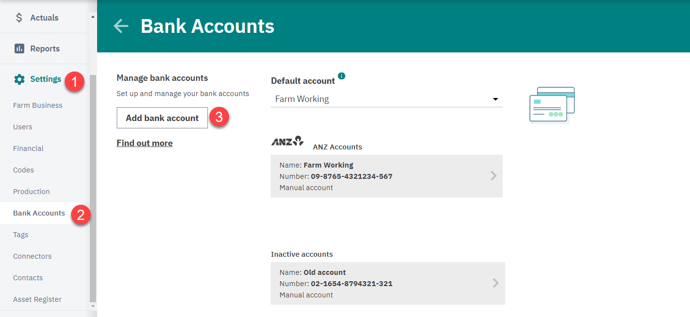 How to set up a bank feed in Farm Focus