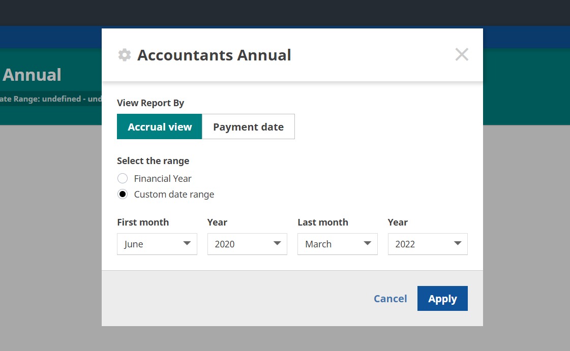 How to view and use the Accountants Annual Report