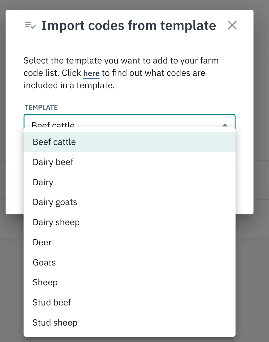 How to Add a Farm Code Template