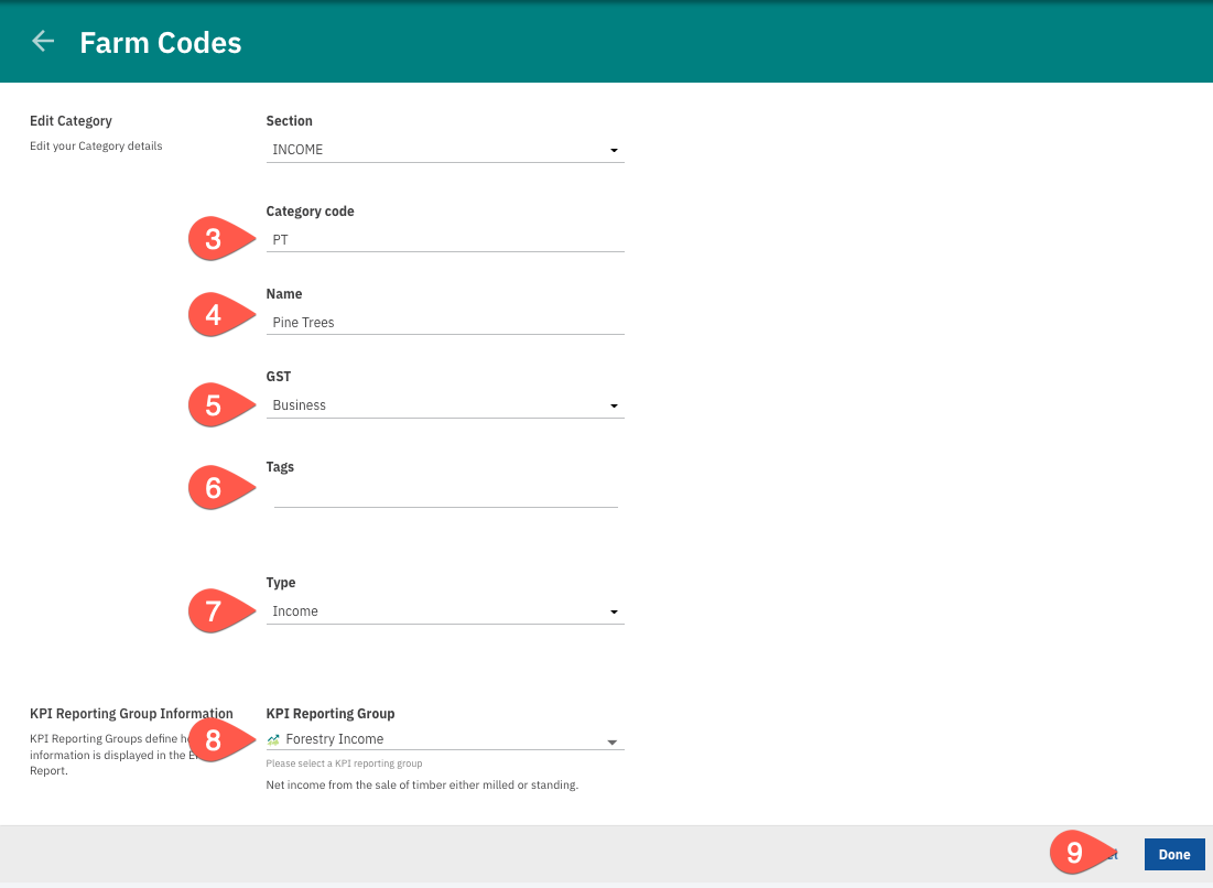 How to add a new code to your Farm Code list