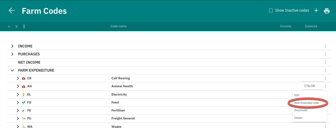 How to add a new code to your Farm Code list