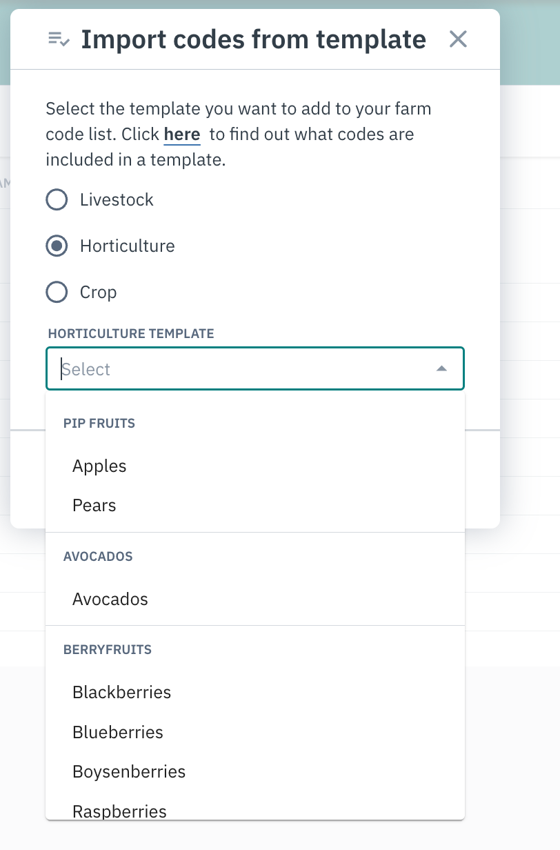How to add a new code to your Farm Code list